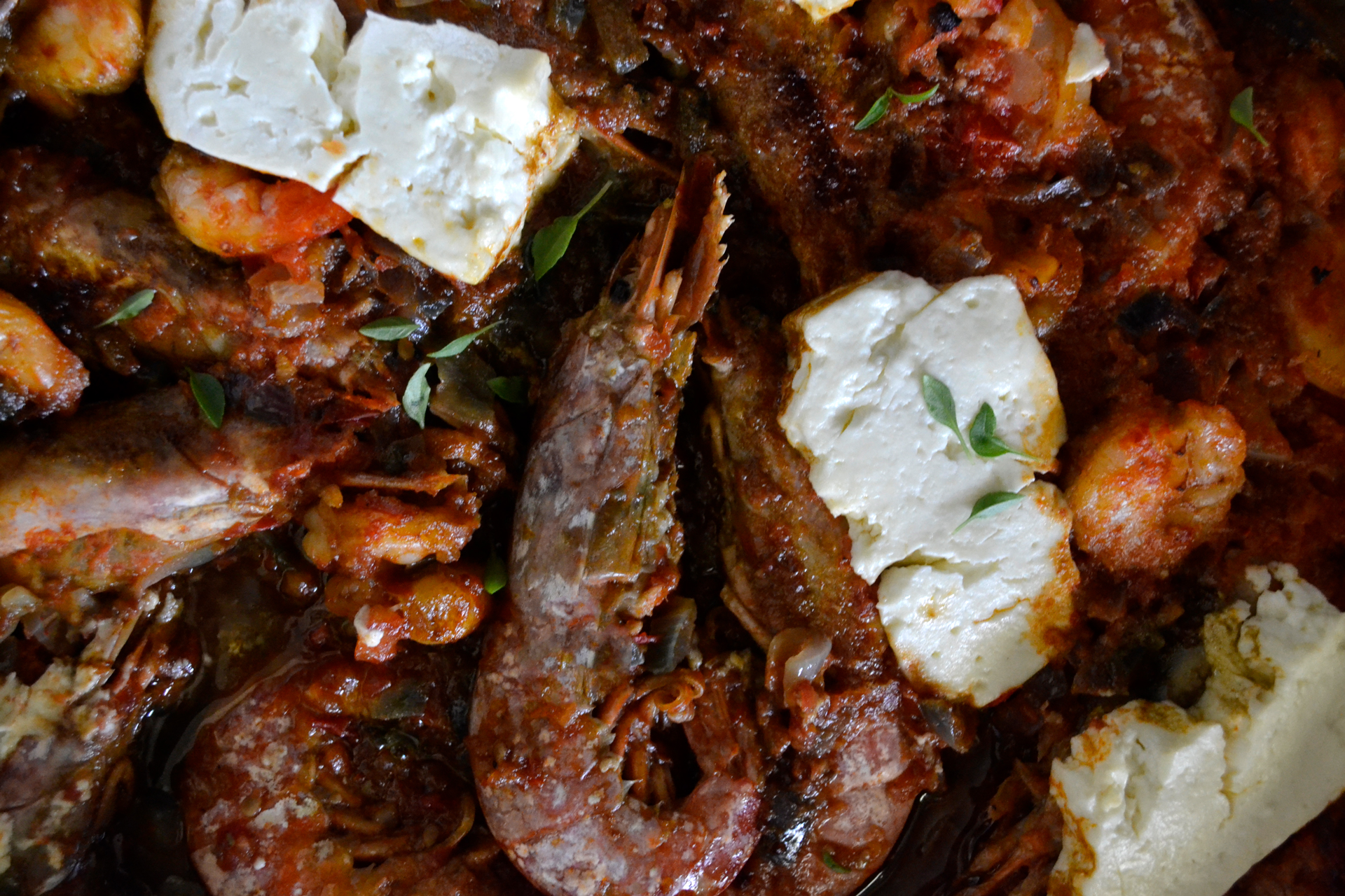 Creveti 'saganaki' - Bucatarie Greceasca